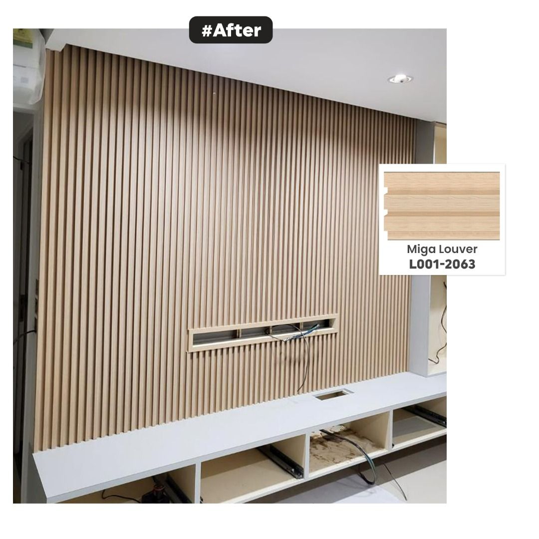 TV Console Fluted Panel /KOREA MIGA Fluted Panel / Miga Molding / Miga ...