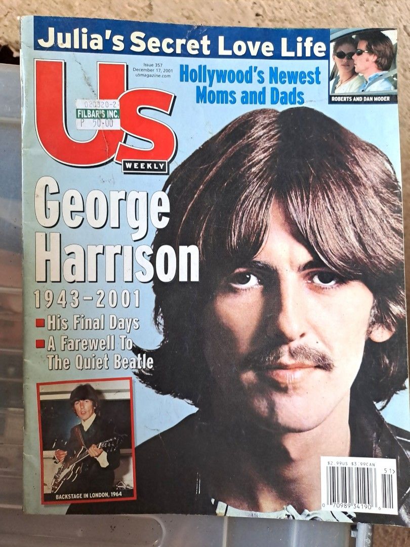 Us weekly: George Harrison cover, Hobbies & Toys, Books & Magazines ...