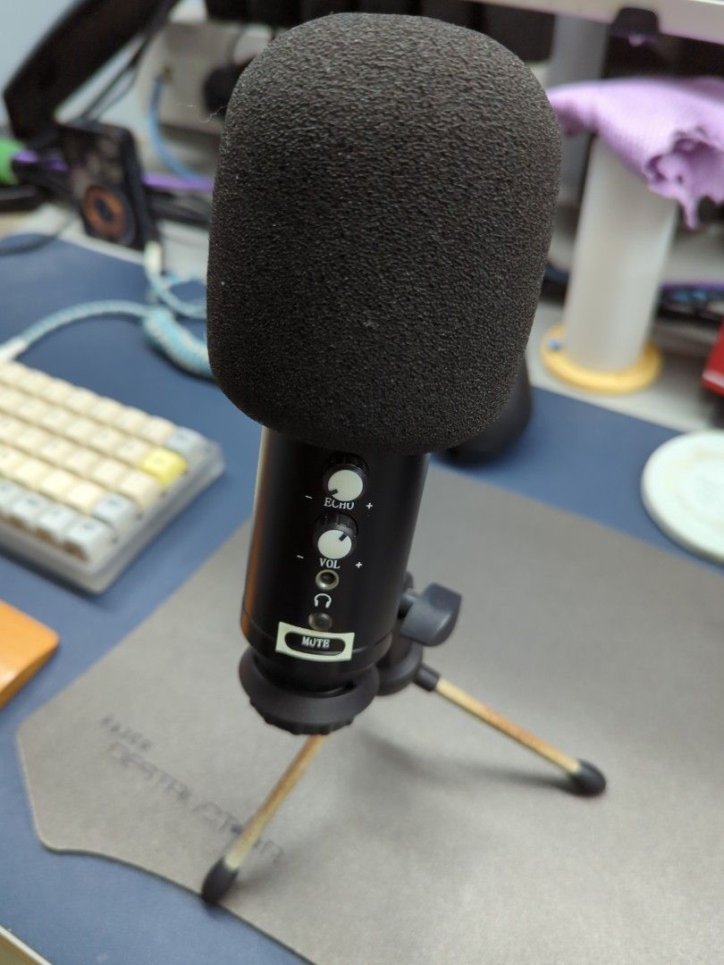 USB Condenser Microphone (Tabletop), Audio, Microphones on Carousell