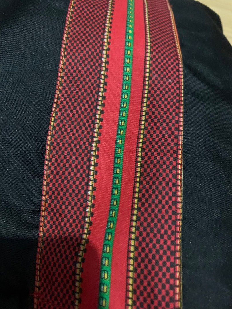 Venus cut / one-sleeve black filipiniana with ethnic prints, Women's ...