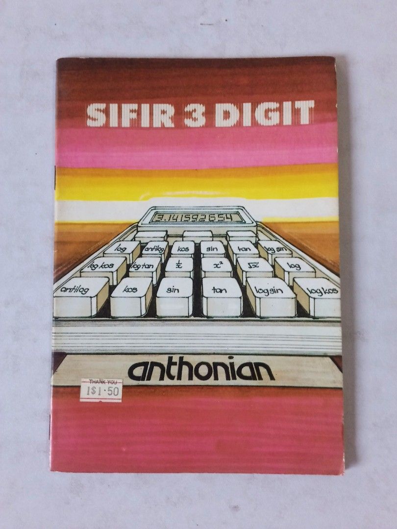 Vintage 1985 Anthonian Buku Sifir 3 Digit., Hobbies & Toys, Books ...