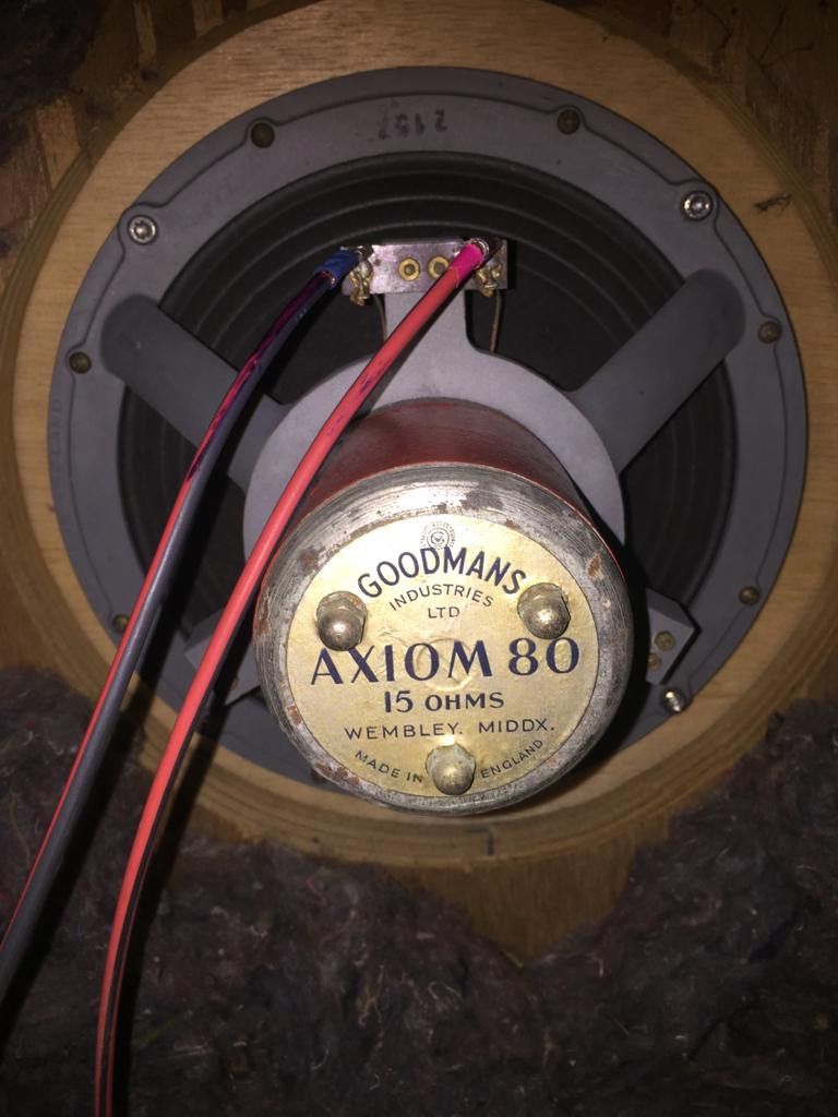 Vintage Classic Goodmans AXIOM 80/15Ohms with Cabinet, Audio, Soundbars, Speakers & Amplifiers ...