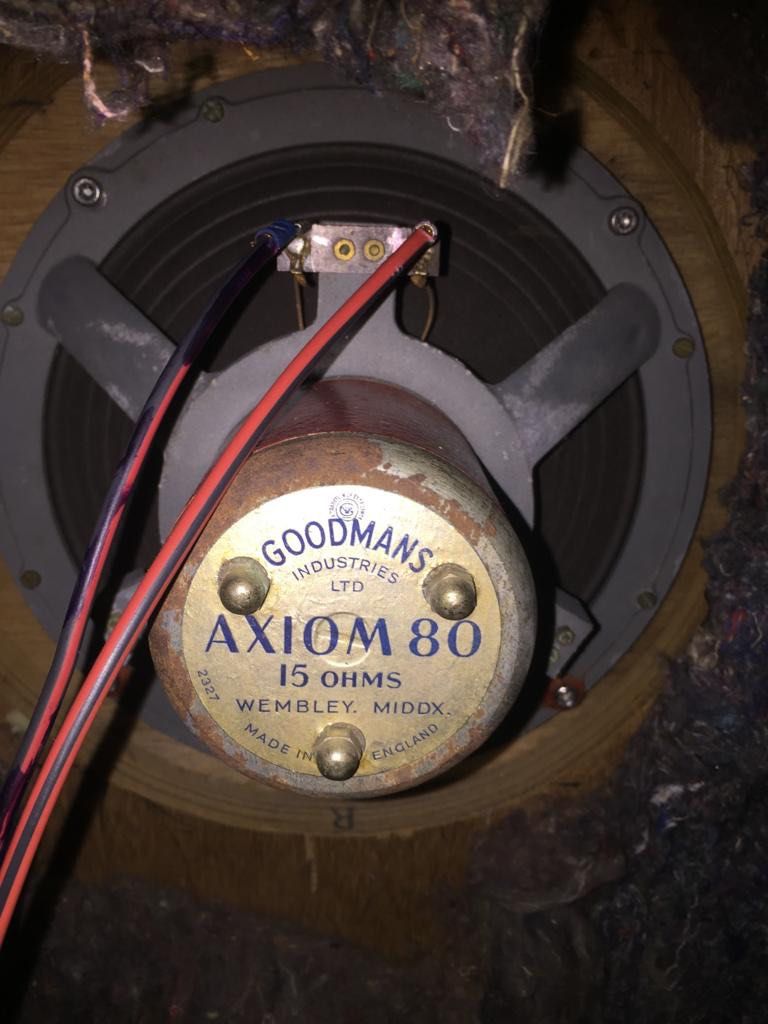 Vintage Classic Goodmans AXIOM 80/15Ohms with Cabinet, Audio, Soundbars, Speakers & Amplifiers ...