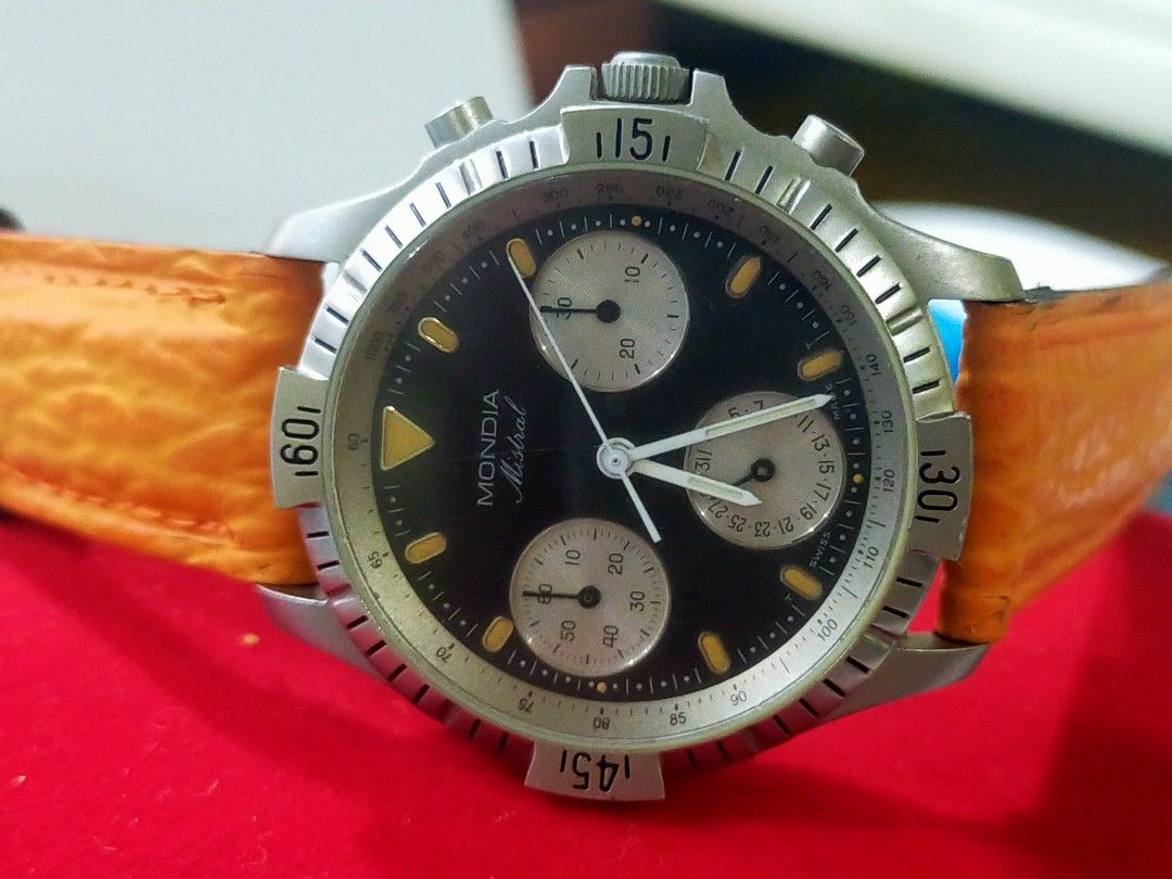 Vintage Mondia Mistral Chronograph watch, Men's Fashion, Watches ...