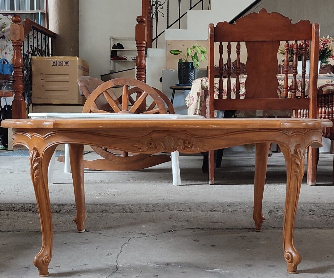 Vintage Narra Center Table, Furniture & Home Living, Furniture, Tables ...