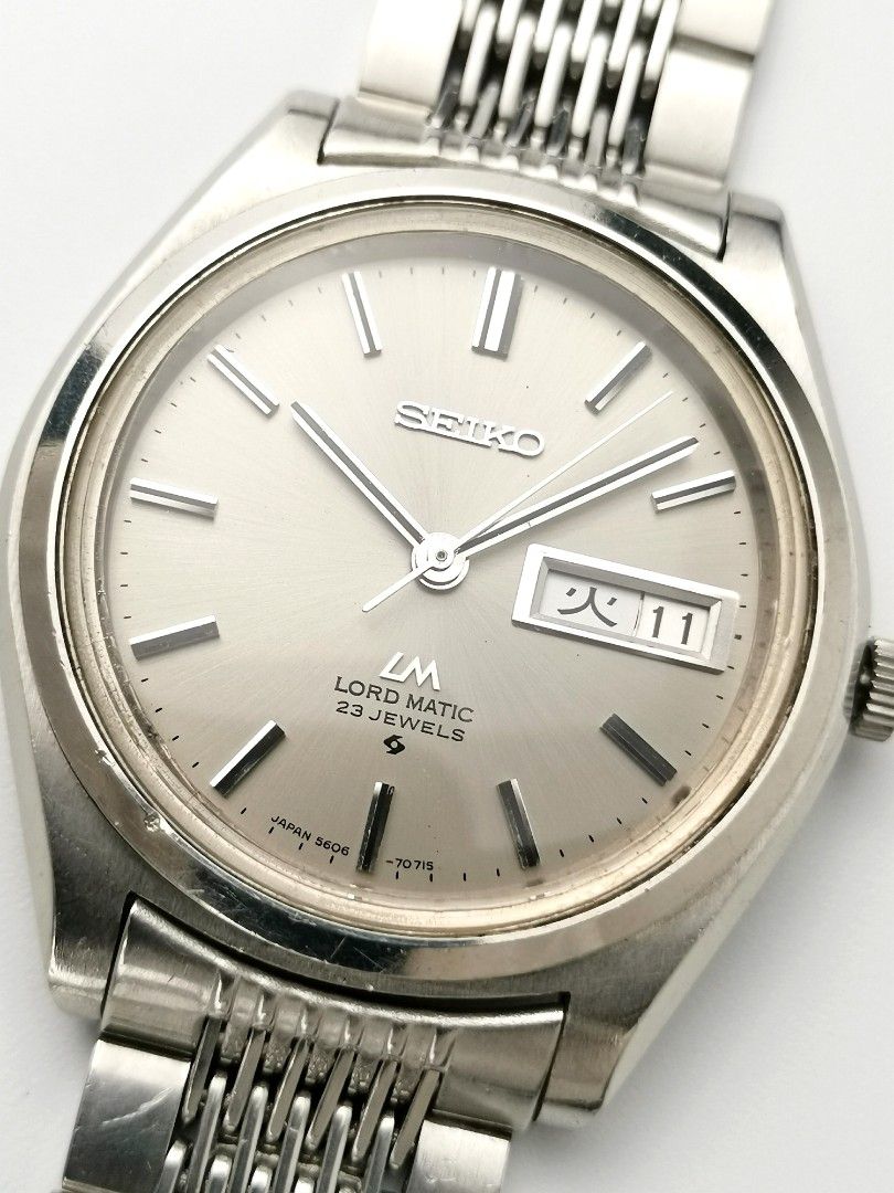 Vintage Seiko Lord Matic 5606-7070 Watch, Men's Fashion, Watches & Accessories, Watches on Carousell