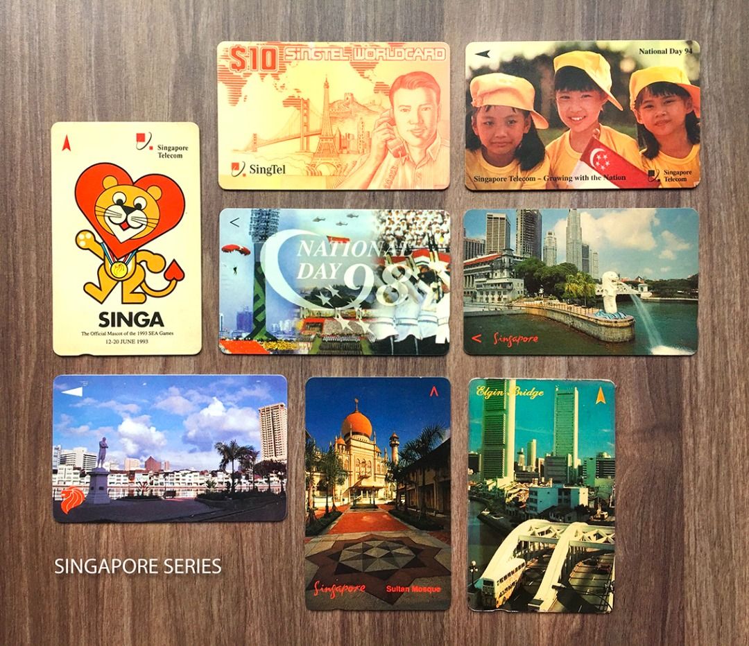 Vintage Singapore Telecom Phonecards back in 1990s and 2000s, Hobbies ...