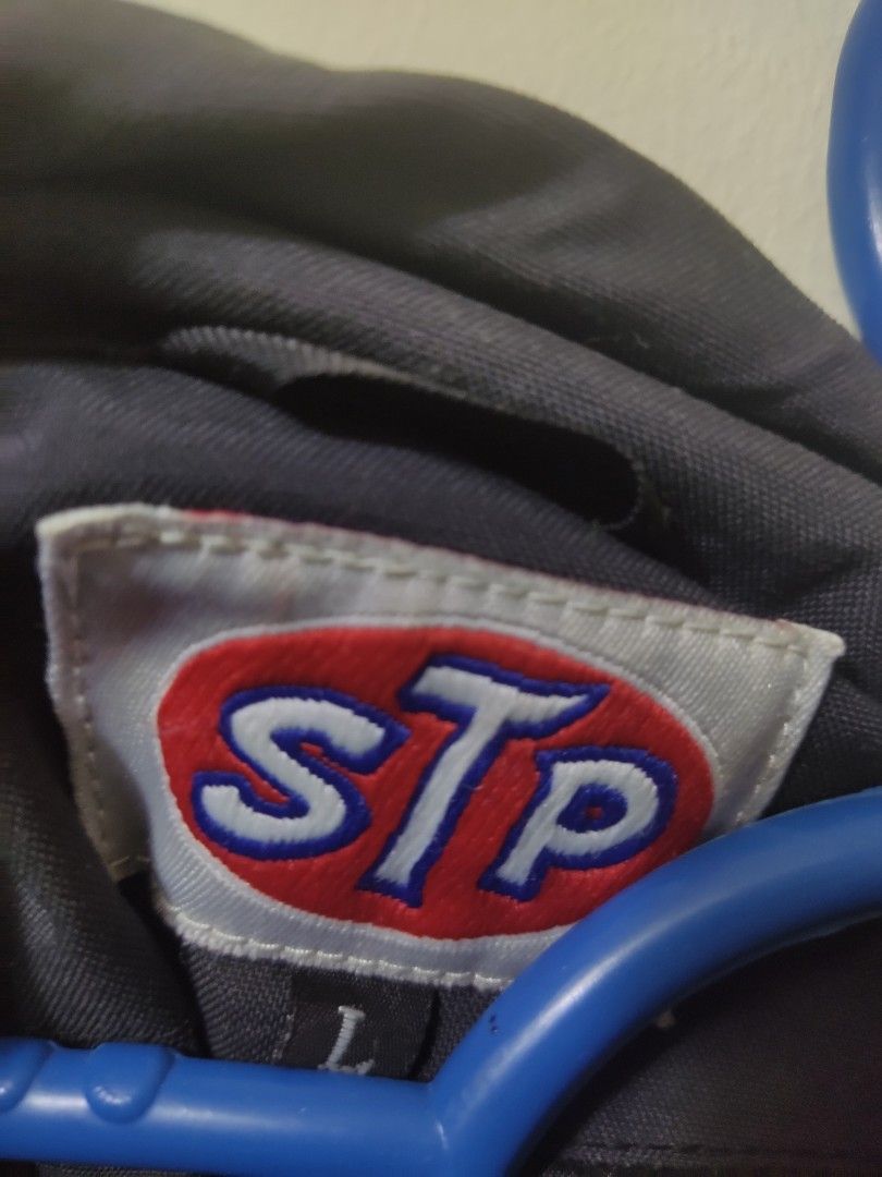 Vintage STP rider Jacket Racing Team L, Men's Fashion, Coats, Jackets ...