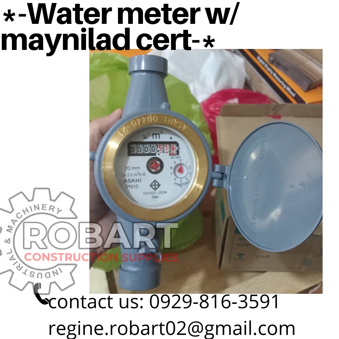 *-Water meter w/ maynilad cert-*, Commercial & Industrial, Construction ...