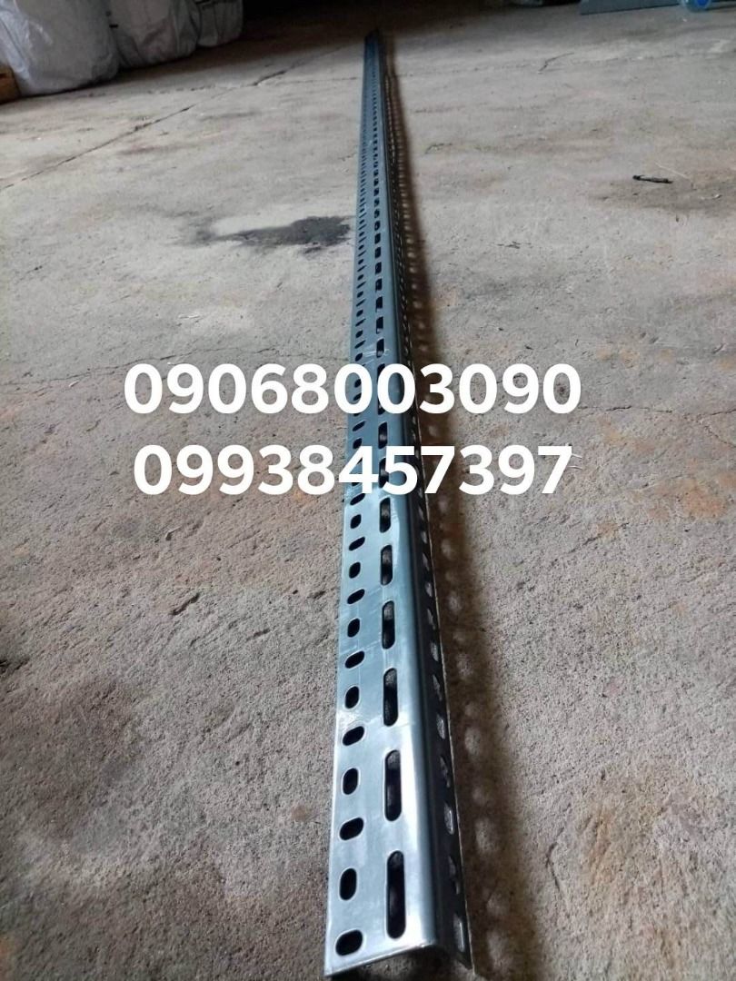 WHITE & GRAY SLOTTED ANGLE BAR, Commercial & Industrial, Construction ...