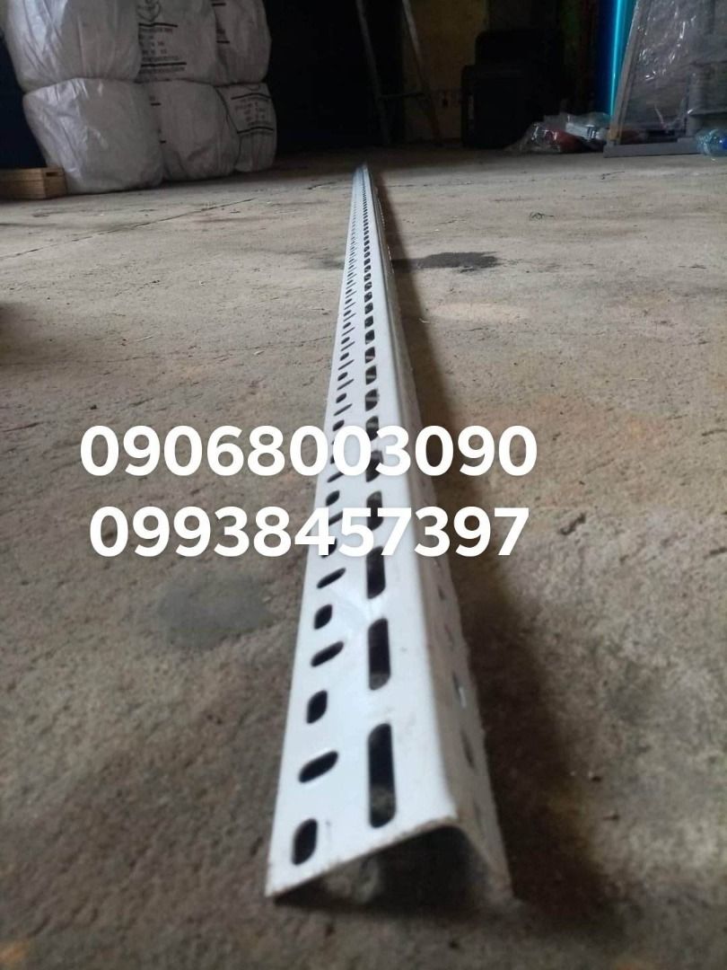 WHITE & GRAY SLOTTED ANGLE BAR, Commercial & Industrial, Construction ...