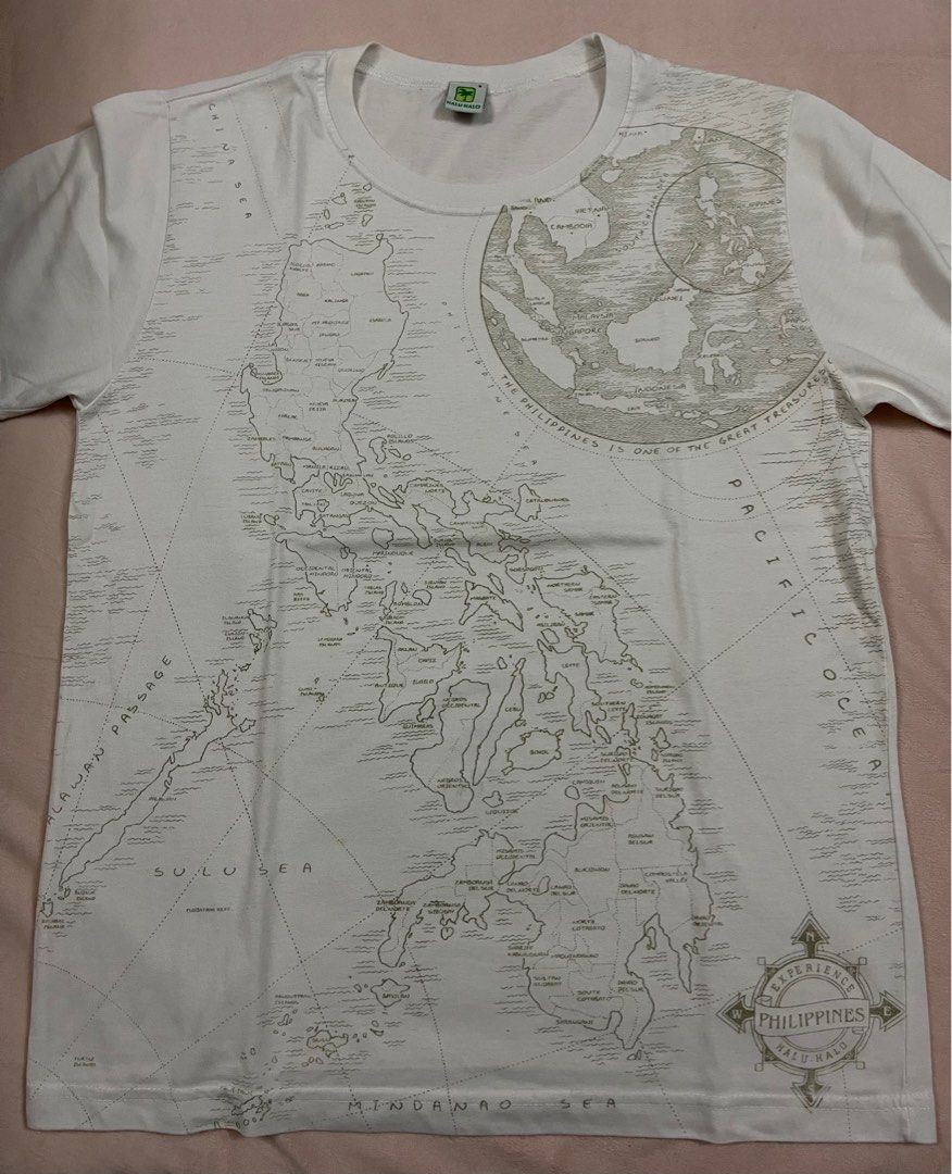 World Map Shirt, Men's Fashion, Tops & Sets, Tshirts & Polo Shirts on ...