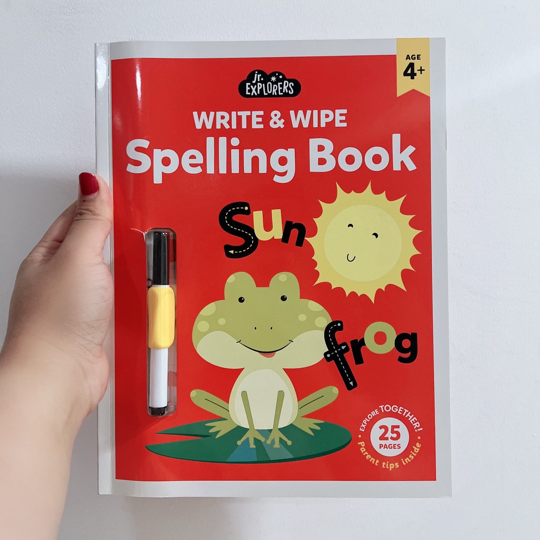 Write & wipe spelling book, Hobbies & Toys, Books & Magazines, Children ...