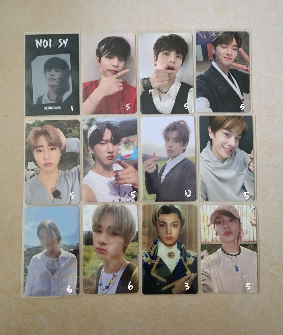 wts/lfb skz stray kids enhypen pcs noeasy dd da bc bdo seungmin jeongin ...