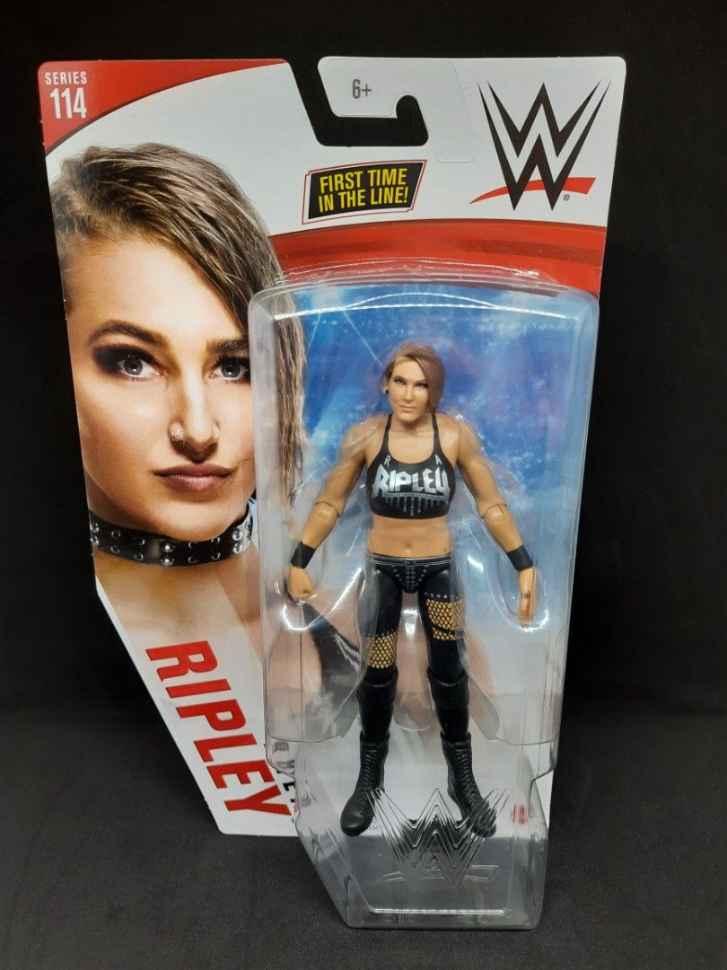 WWE Mattel Basic 114 Rhea Ripley, Hobbies & Toys, Toys & Games on Carousell