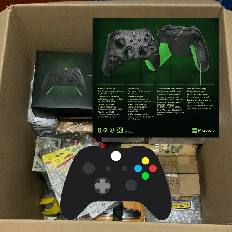 Xbox 20th Anniversary Special Edition Wireless Controller for Xbox ...