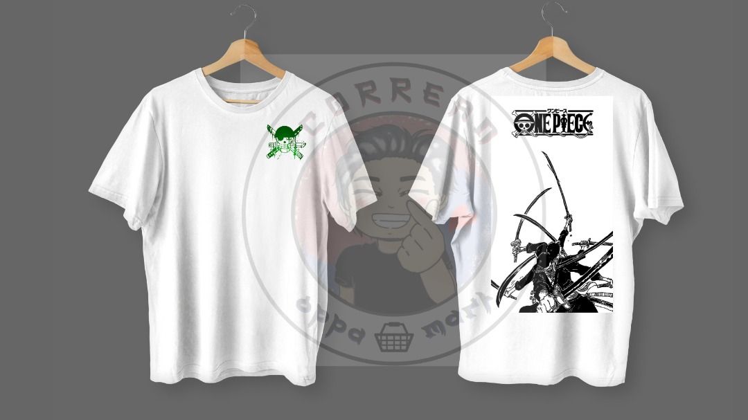 ZORO ANIME TSHIRT, RORONOA ZORO TSHIRT, ONE PIECE ANIME TSHIRT, COOL ...