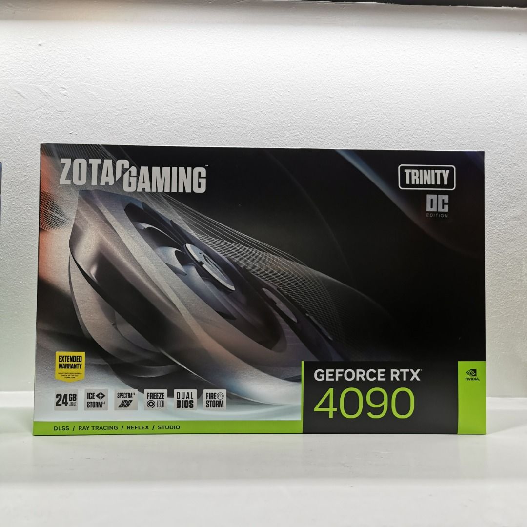 ZOTAC GAMING GeForce RTX 4090 Trinity OC, Computers & Tech, Parts ...