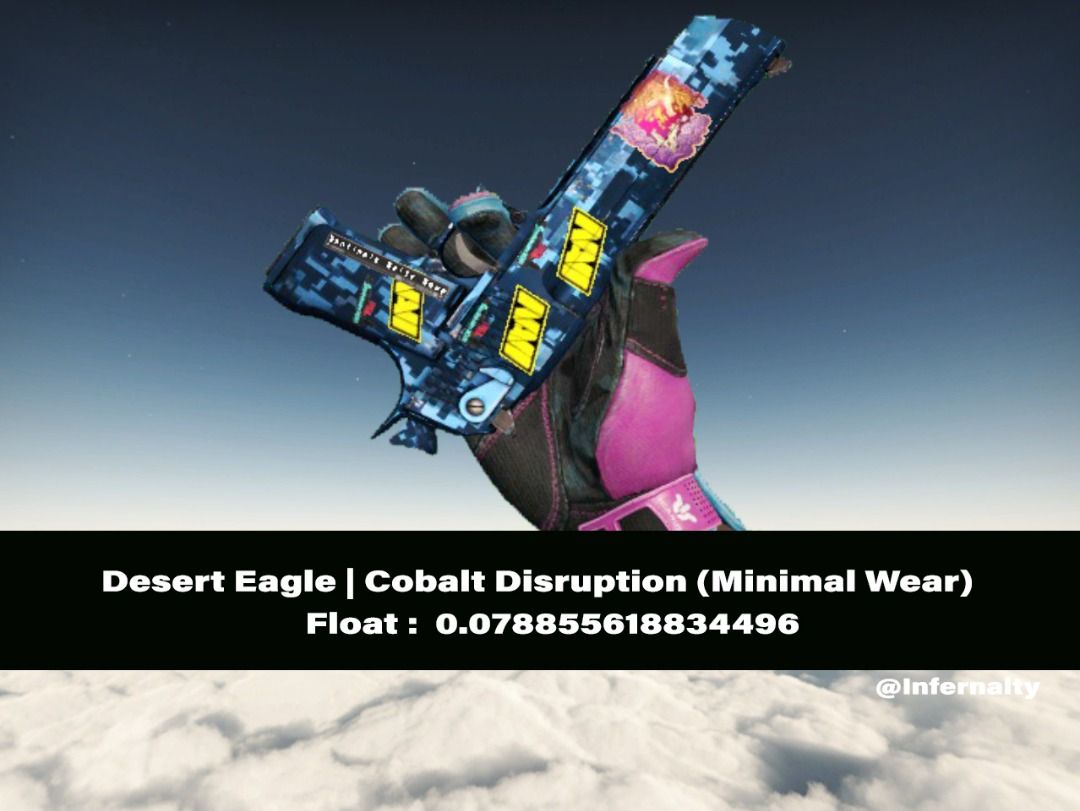 (0.07FV) Desert Eagle Cobalt Disruption MW CSGO SKINS KNIVES, Video ...