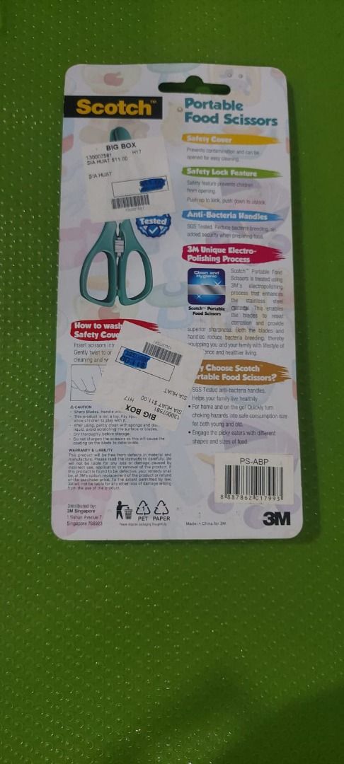 3M™ Scotch® Portable Baby Food Scissors, Babies & Kids, Nursing ...