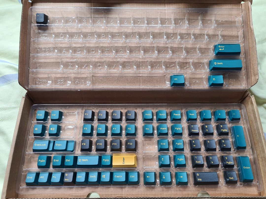 65% Custom Mechanical Keyboard (MarrsGreen)- Fully Modded, Computers & Tech, Parts & Accessories ...