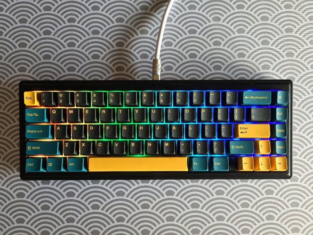 65% Custom Mechanical Keyboard (MarrsGreen)- Fully Modded, Computers & Tech, Parts & Accessories ...