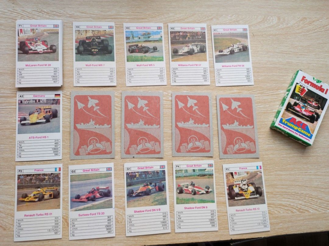 1976 vintage Ace Trump Card Game Complete Set, Hobbies & Toys, Toys ...