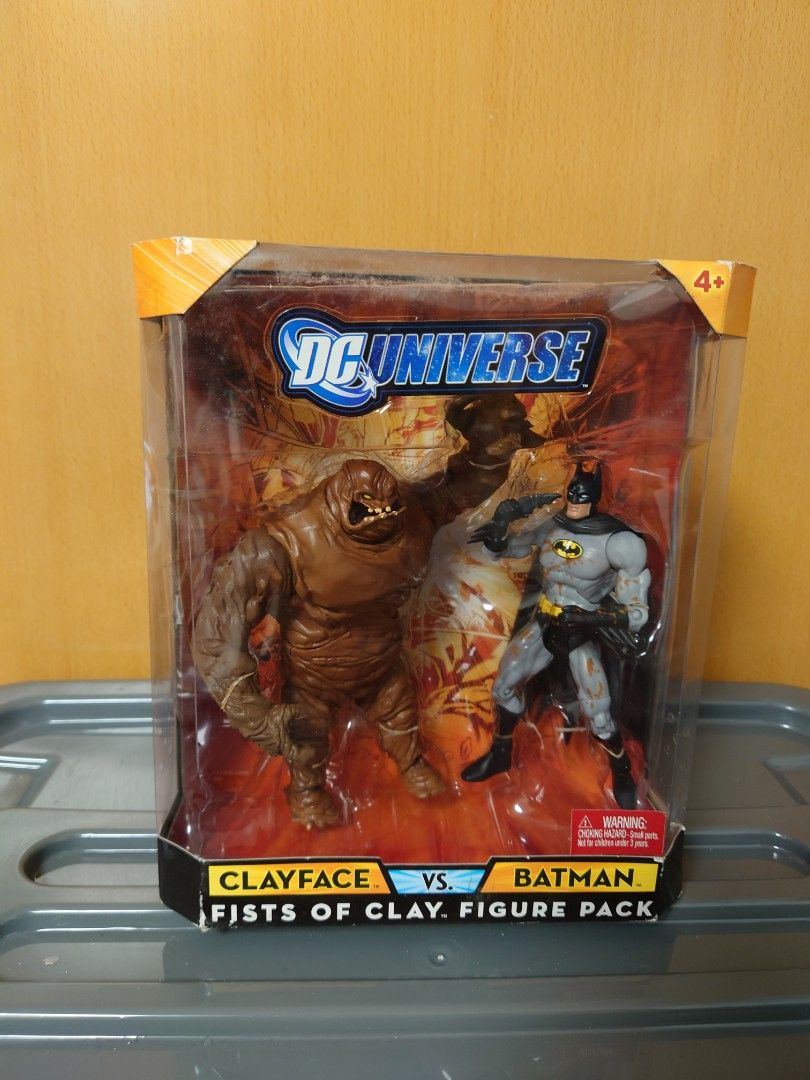 全新 Mattel DC Universe Comics DCU Batman vs Clayface, 興趣及遊戲, 玩具 & 遊戲類 ...