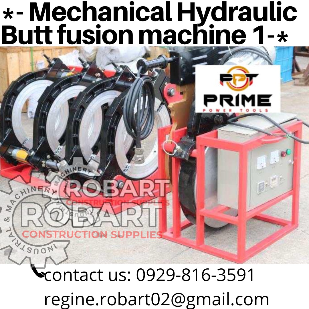 *- Mechanical Hydraulic Butt fusion machine 1-*, Commercial ...