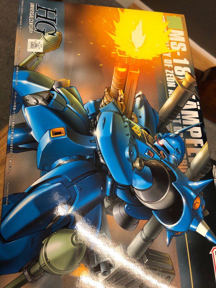 高達模型 ms18e kampfer, 興趣及遊戲, 玩具 & 遊戲類 - Carousell