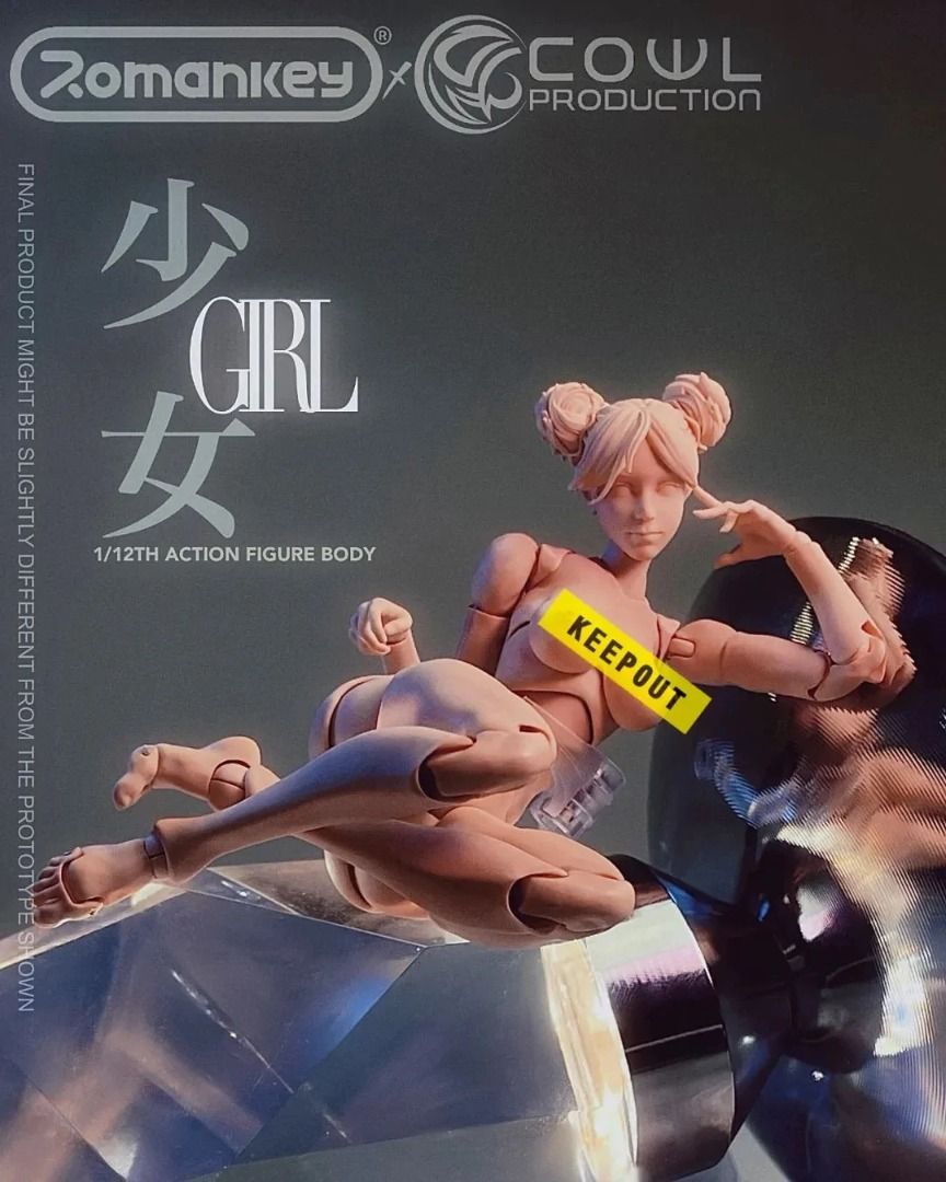 [ PRE ORDER / 預訂 ] Romankey X COWL 1/12 超可動少女素體 (3色), 公告欄 - Carousell