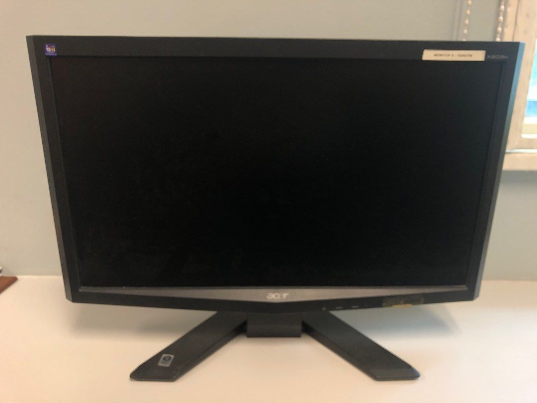 Acer X203H, Computers & Tech, Parts & Accessories, Monitor Screens on ...