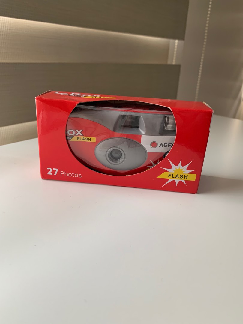 AGFA Le Box Disposable Camera, Photography, Cameras on Carousell