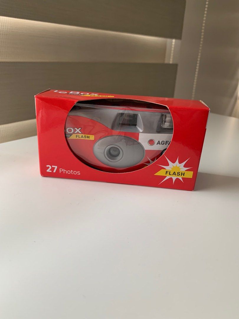 AGFA Le Box Disposable Camera, Photography, Cameras on Carousell