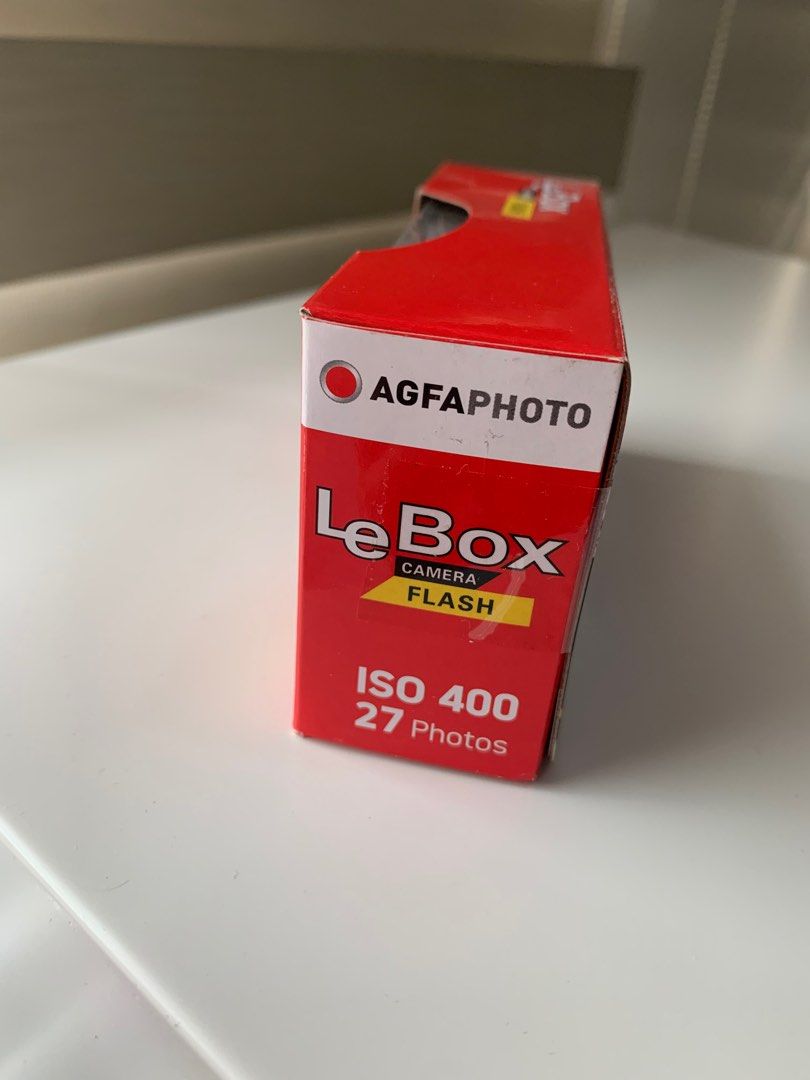 AGFA Le Box Disposable Camera, Photography, Cameras on Carousell