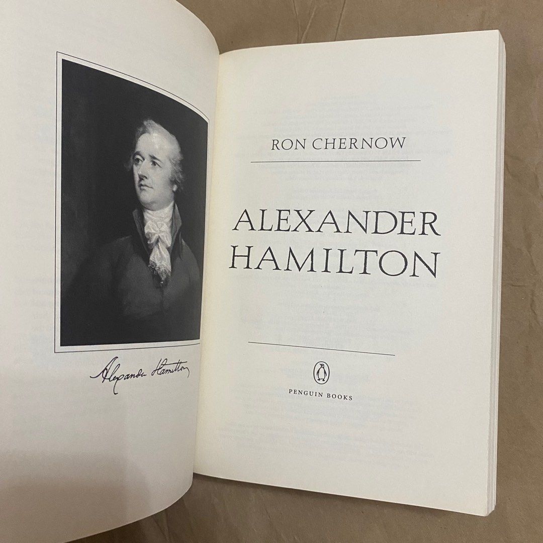 Alexander Hamilton by Ron Chernow, Hobbies & Toys, Books & Magazines ...