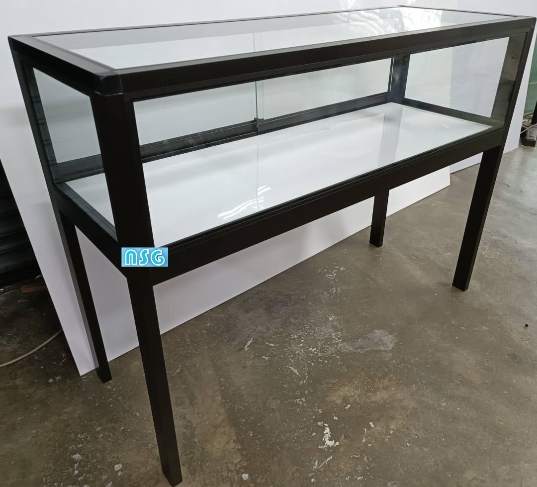 Aluminium Glass display cabinet 48"x36"x18", Furniture & Home Living ...