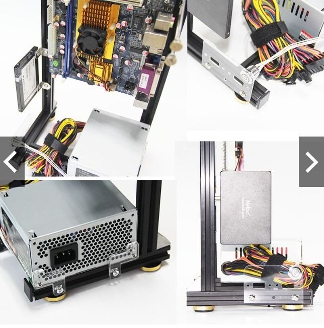 Aluminum Rack ATX DIY OPEN Computer Case, Computers & Tech, Parts ...