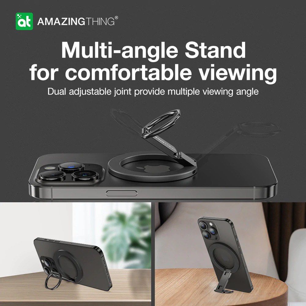 Amazingthing Titan Mag Magnetic Grip with Adjustable Stand, 手提電話, 電話及其他 ...
