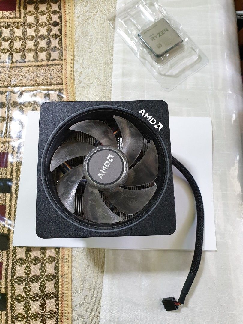 AMD Ryzen 3700X with AMD Wraith Max Cooler, Computers & Tech, Parts ...