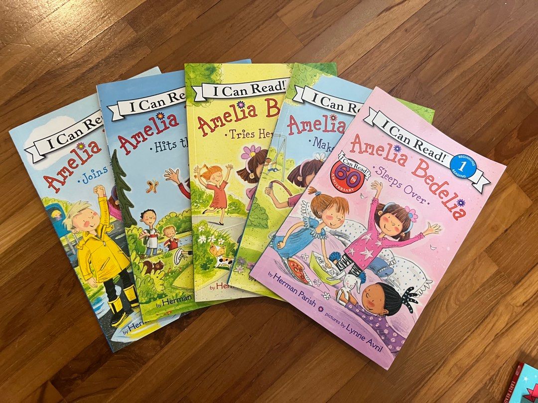 I Can Read Amelia Bedelia Level 1 (5 books), Hobbies & Toys, Books ...