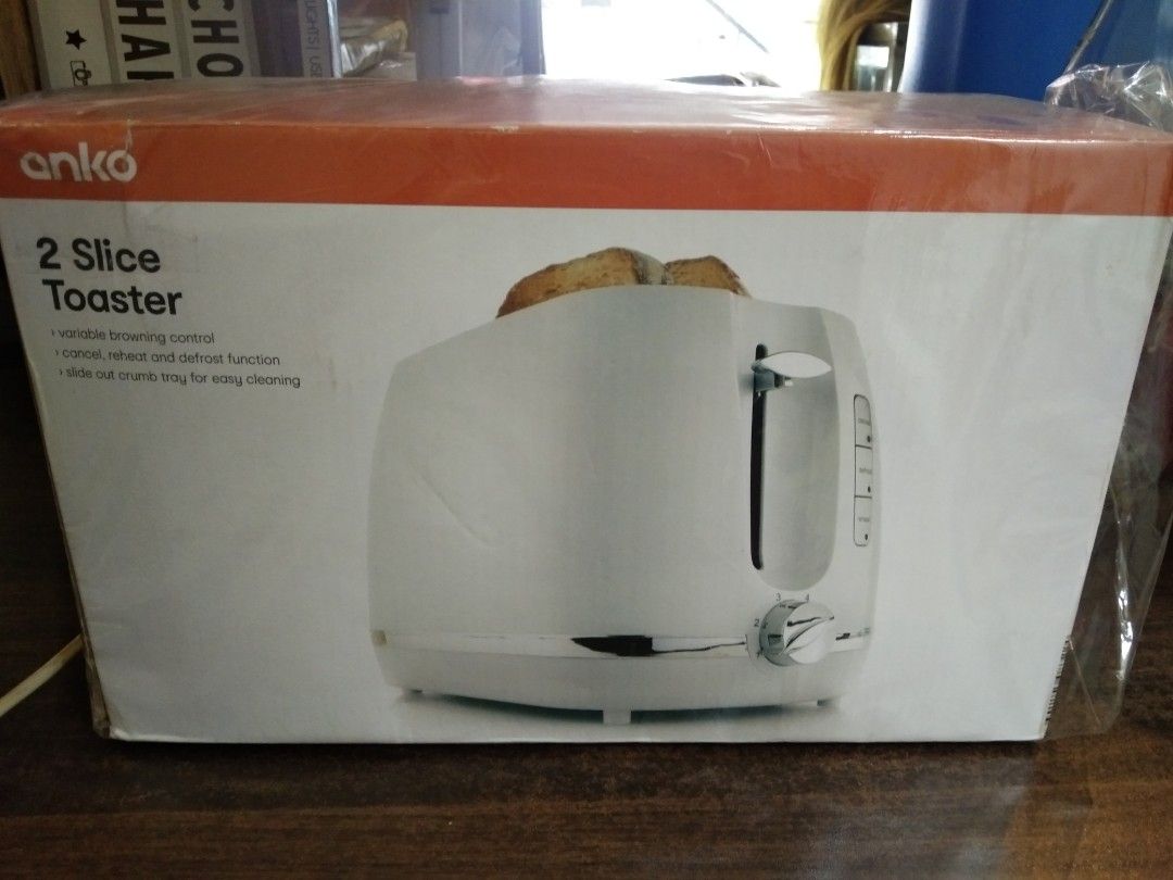 Anko 2 Slice Toaster 220V, TV & Home Appliances, Kitchen Appliances ...