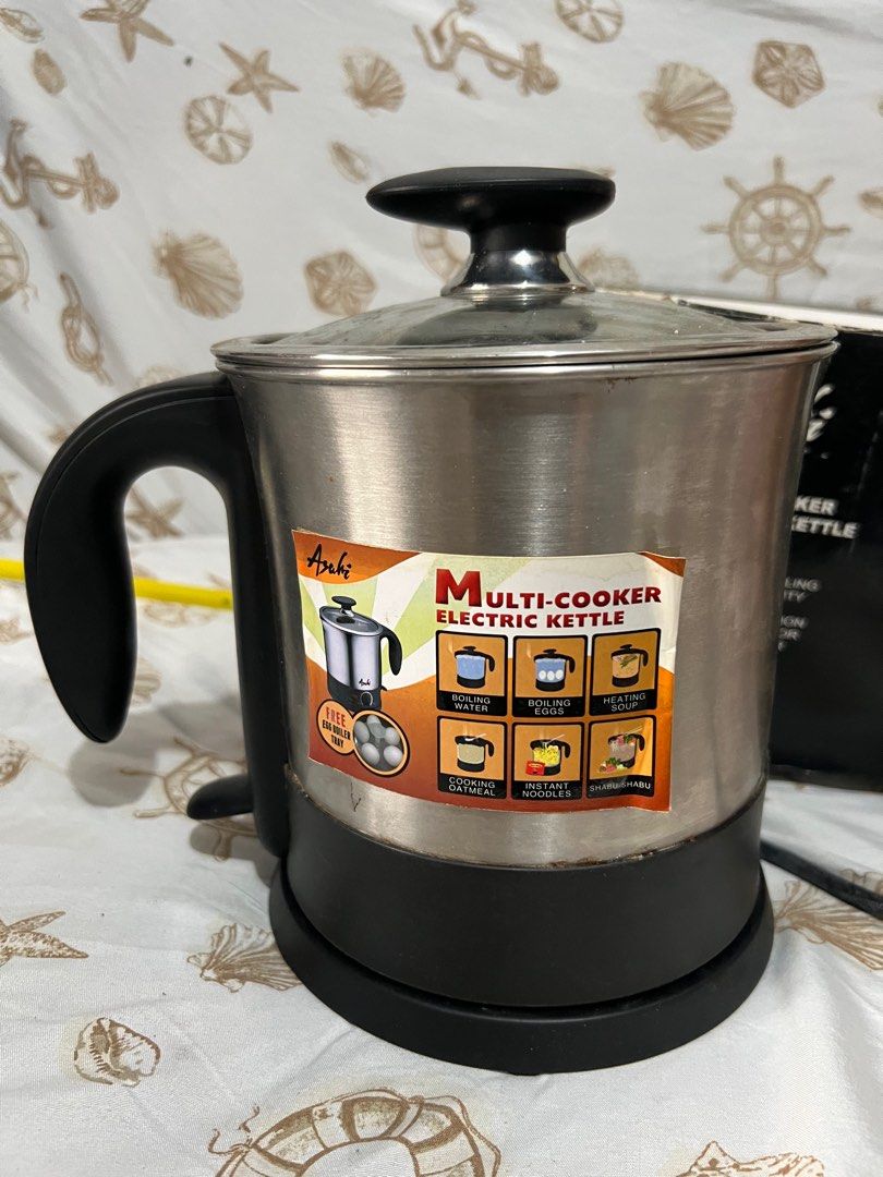 Asahi multi-cooker electric kettle, Furniture & Home Living ...