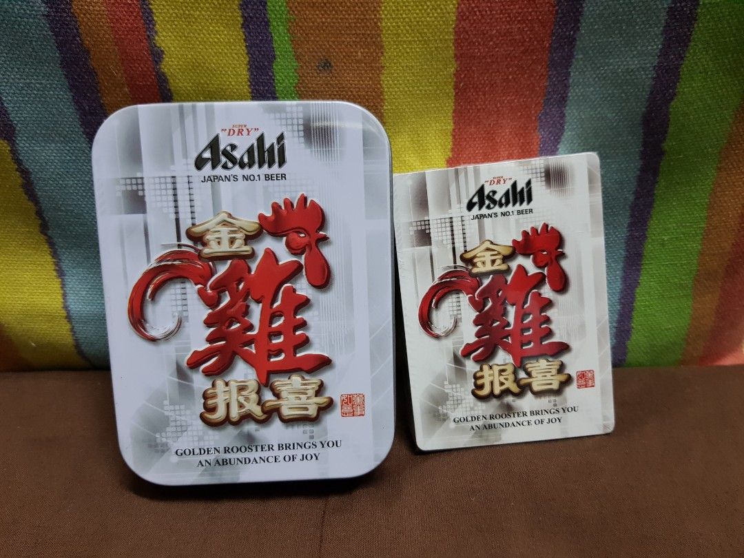ASAHI playing cards in metal box, Hobbies & Toys, Stationery & Craft ...