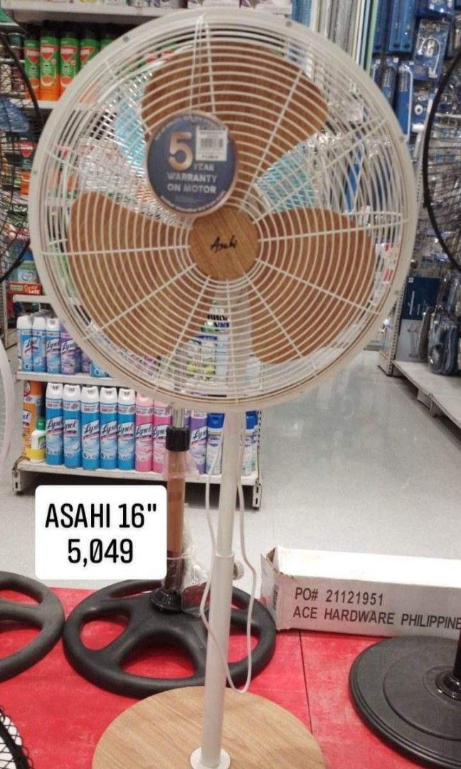 ASAHI STAND FAN, Furniture & Home Living, Lighting & Fans, Fans on ...