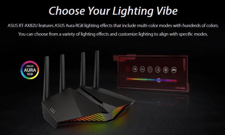 [ASUS] RT-AX82U AX5400 Dual Band WiFi 6 Gaming Router, Computers & Tech, Parts & Accessories ...