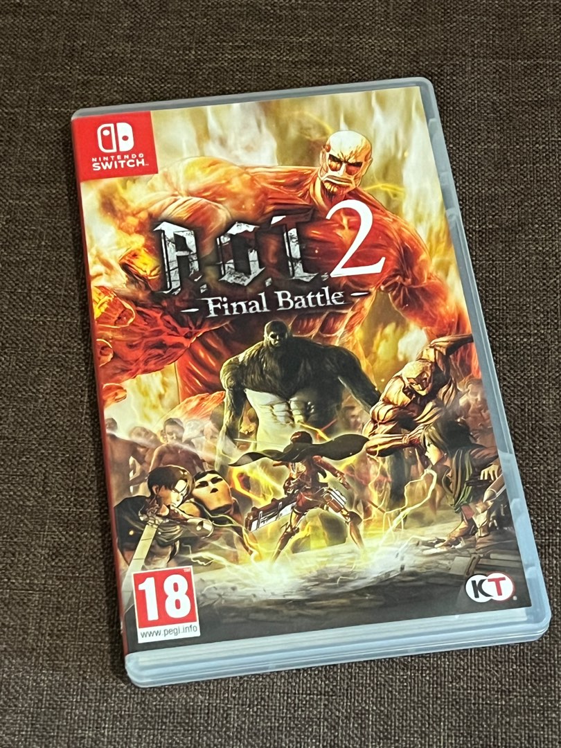 Attack on Titan 2 Final Battle Nintendo Switch, Video Gaming, Video ...