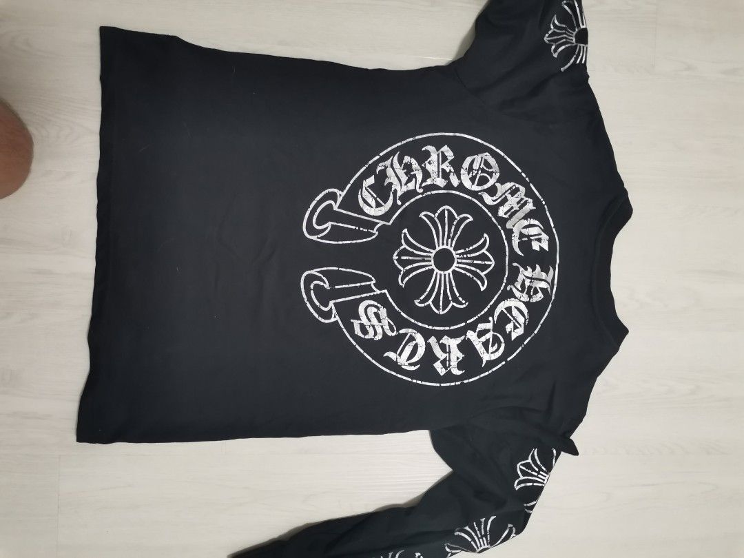 Authentic chrome hearts long sleeves, Men's Fashion, Tops & Sets, Tshirts & Polo Shirts on Carousell