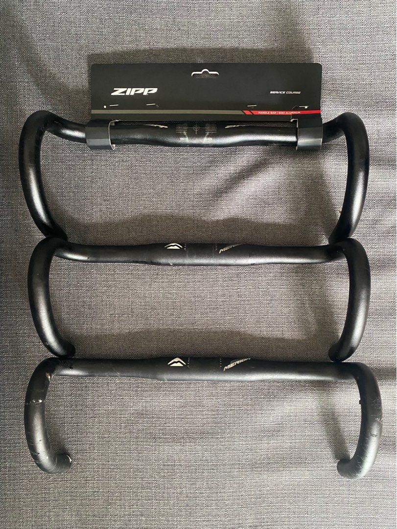 Authentic ZIPP 70 Ergo Merida Pro Aluminium dropbar handlebar, Sports ...