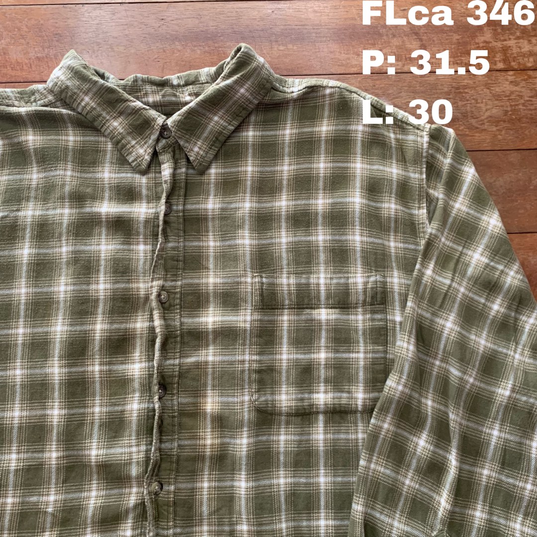 Basic Editions Big Size Flannel, Men's Fashion, Tops & Sets, Formal ...